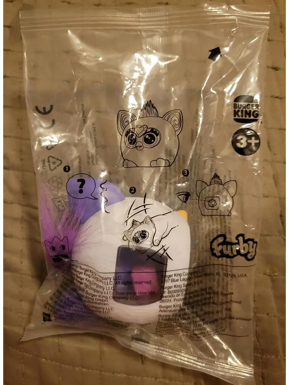 Furby | Other | Burger King Furby Toy Sealed Kids Meal Figure Purple ...
